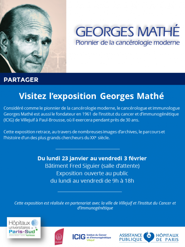 Visitez l’exposition Georges Mathé à Paul-Brousse jusqu’au 3 février ...